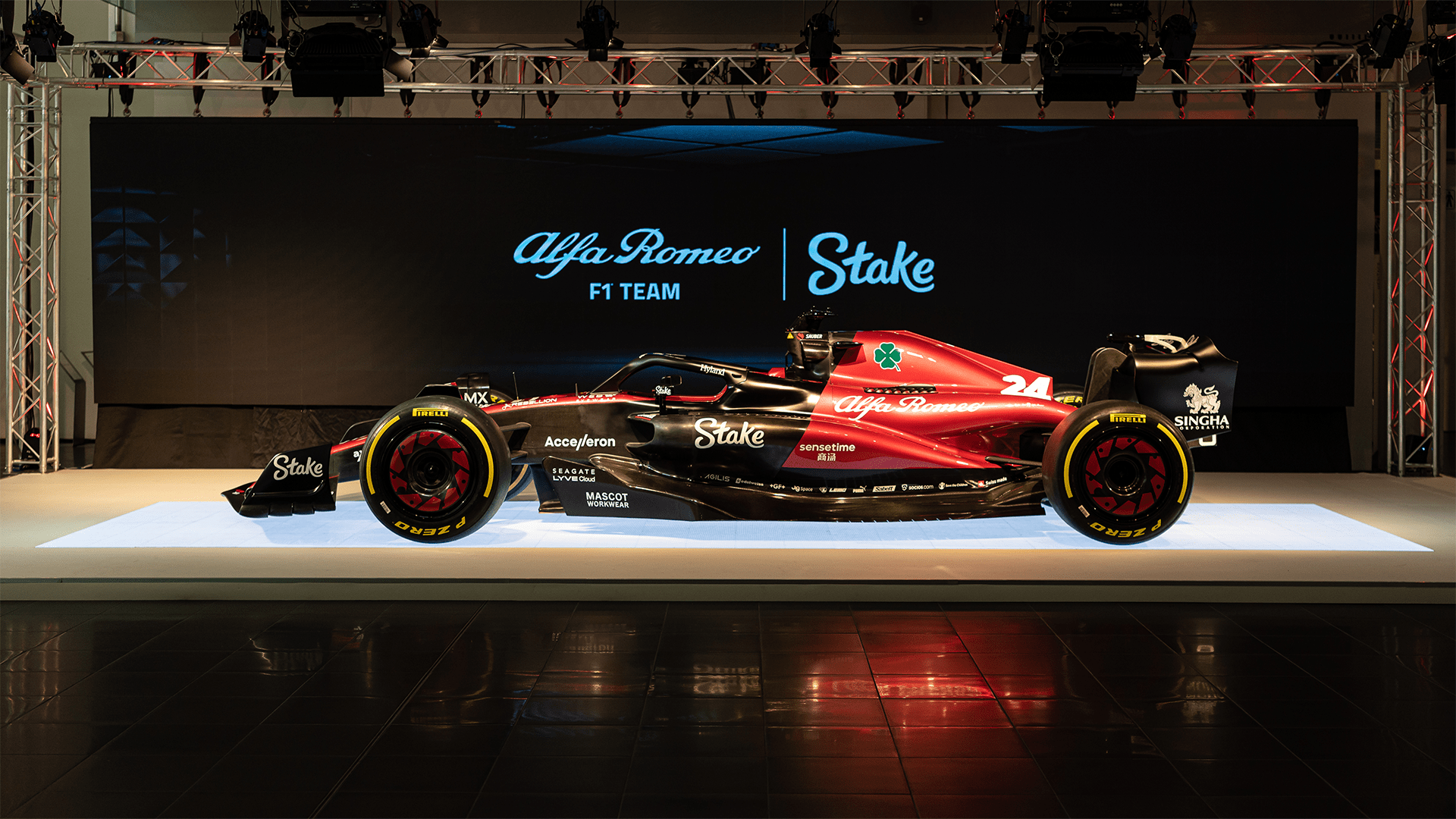 Alfa Romeo’s 2023 launch showcar goes up for auction on F1 Authentics ...