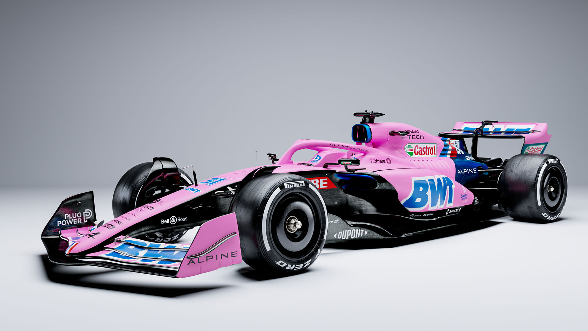 GALLERY: Check out Alpine’s special pink livery for the Bahrain and ...