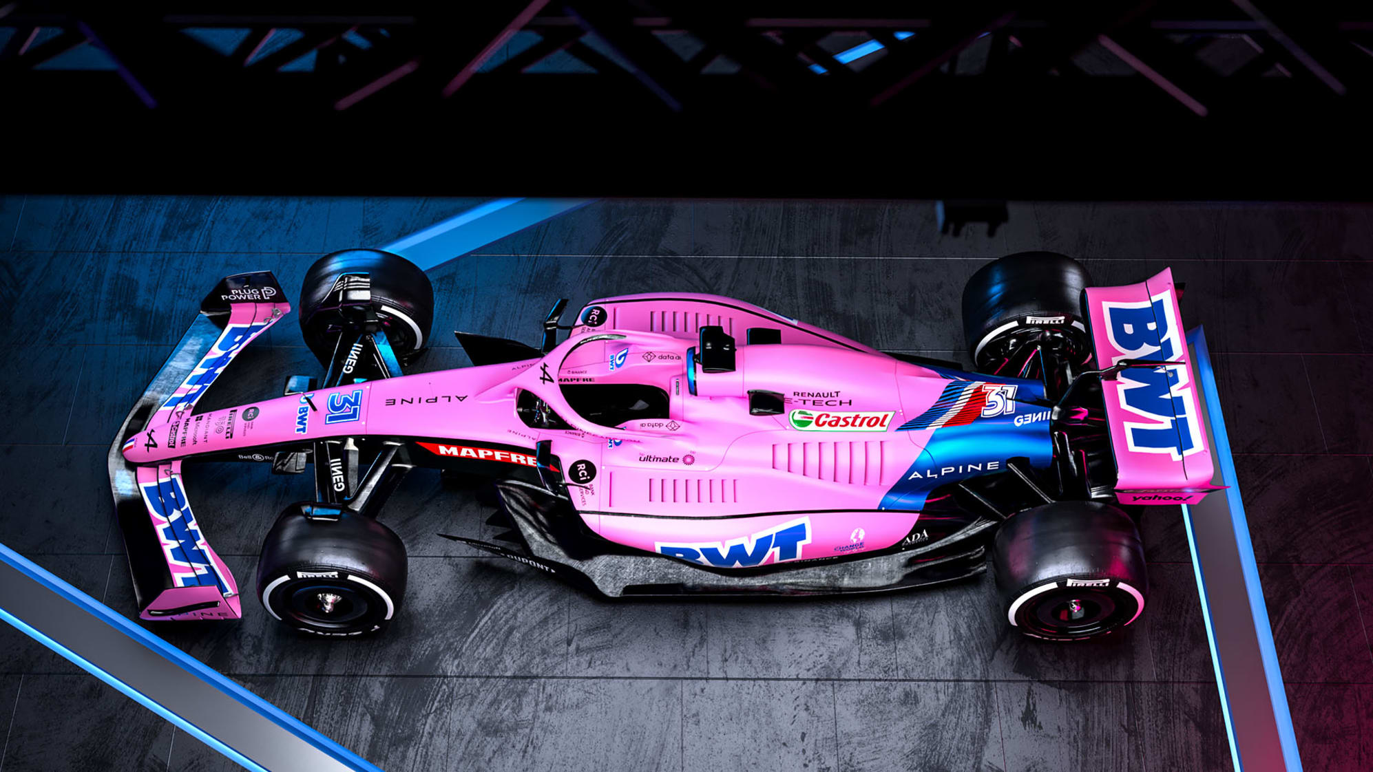 GALLERY: Check out Alpine’s special pink livery for the Bahrain and ...
