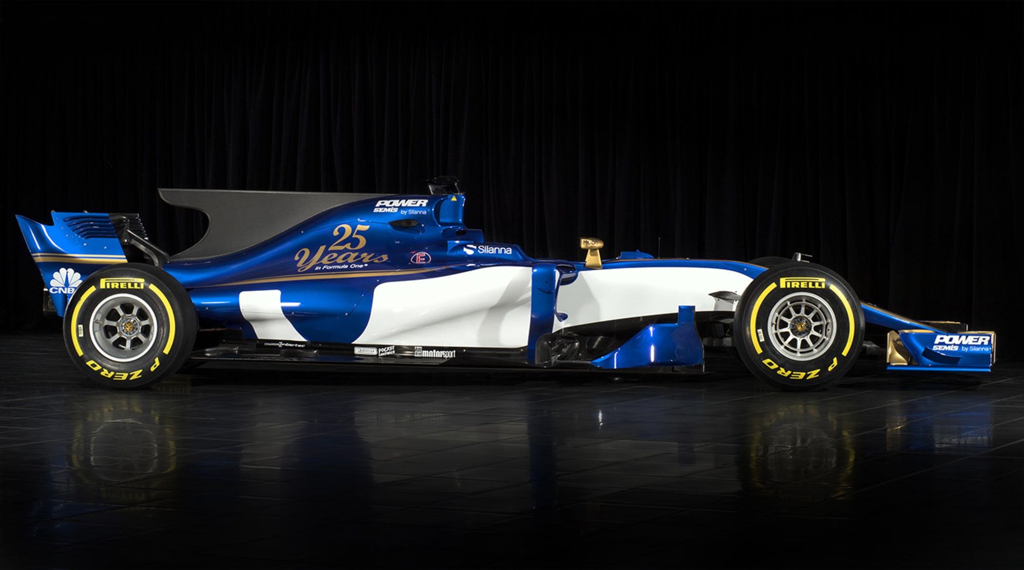Sauber reveal new car in anniversary livery