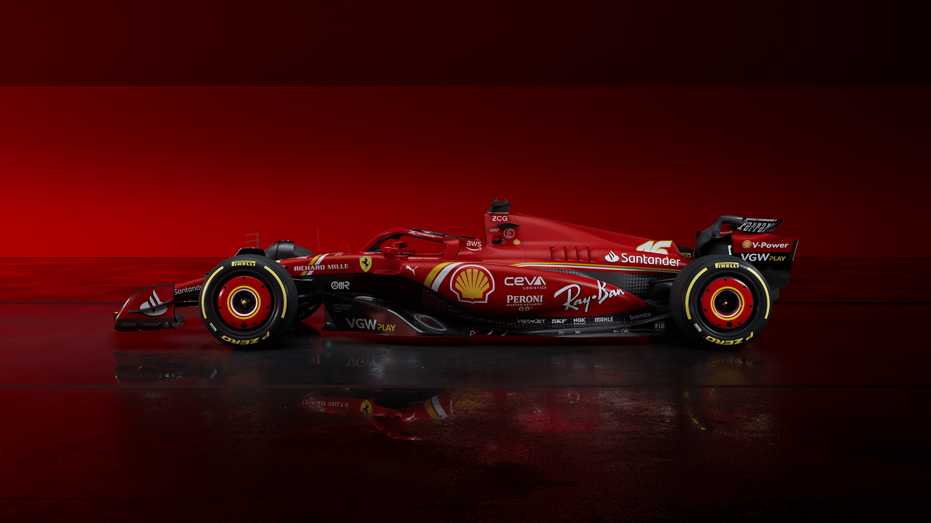 Carro Ferrari 2024 F1 The Battle Continues In Montreal